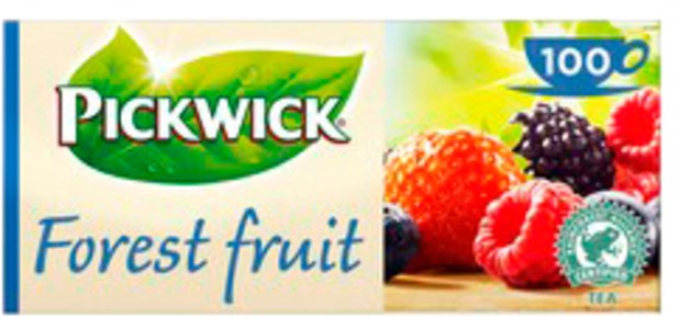 Thee Pickwick forest fruit 100x1.5gr met envelop bij Delo