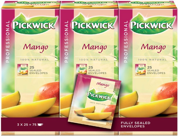 Thee Pickwick mango 25x1.5gr bij Delo